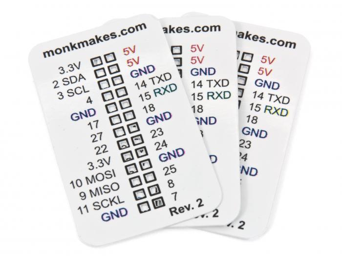 Buy Raspberry Leaf - GPIO map 3-pack at the right price @ electrokit