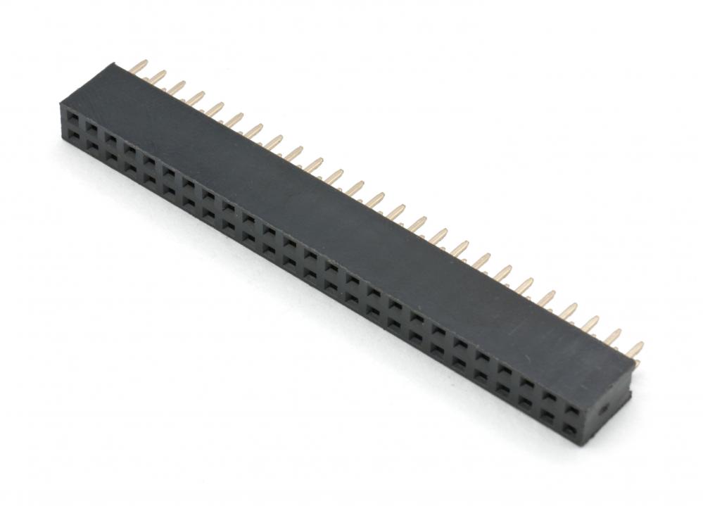 Buy Female header 2.54mm 2x25p at the right price @ electrokit