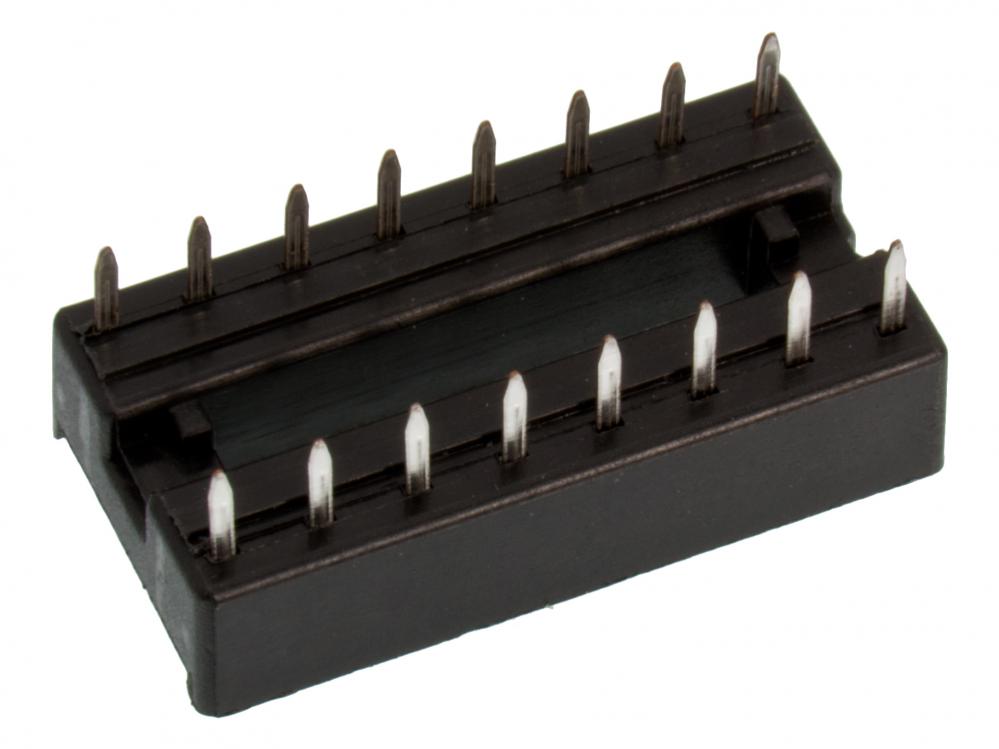 Buy DIL-socket 16-pin at the right price @ electrokit