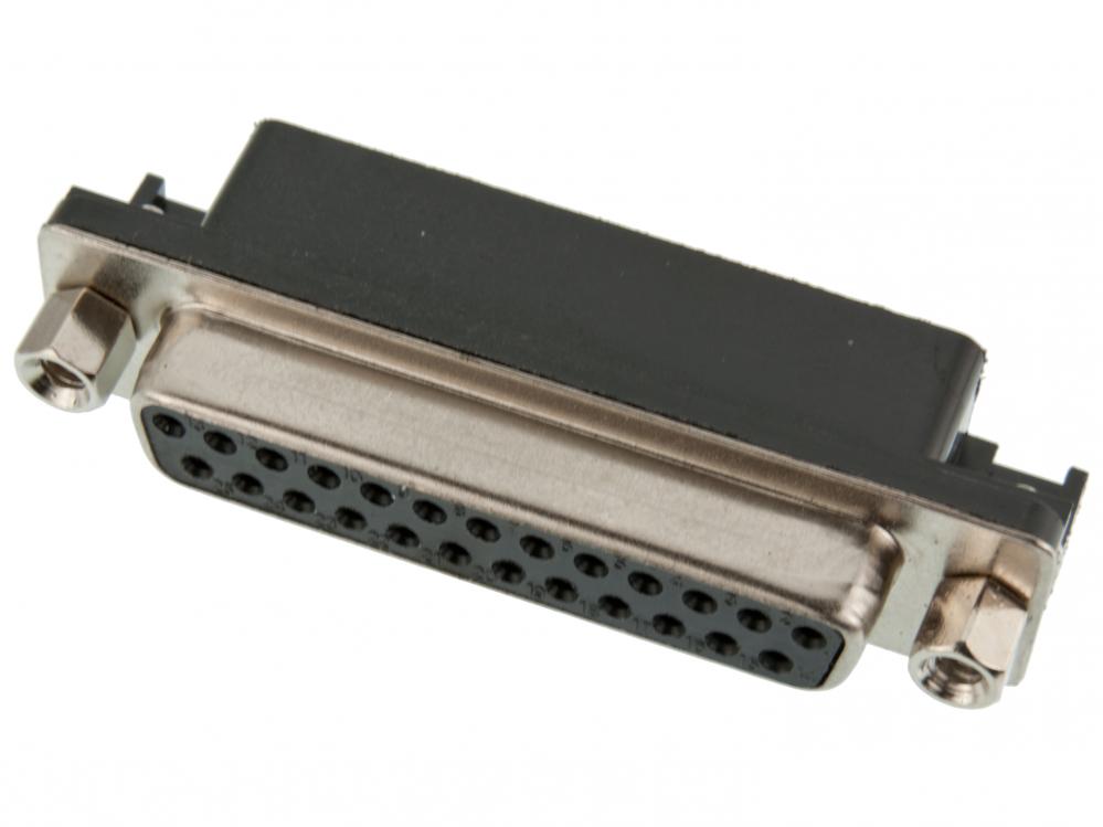 Buy D-SUB 25 conn. female PCB at the right price @ electrokit