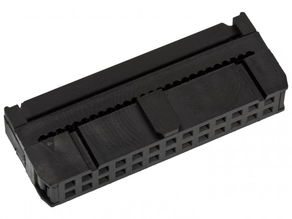 Buy IDC female cable 26-conn. gold 2.54 mm at the right price @ electrokit