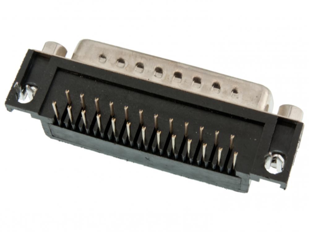 Köp D-SUB 25 pol hane PCB till rätt pris @ electrokit