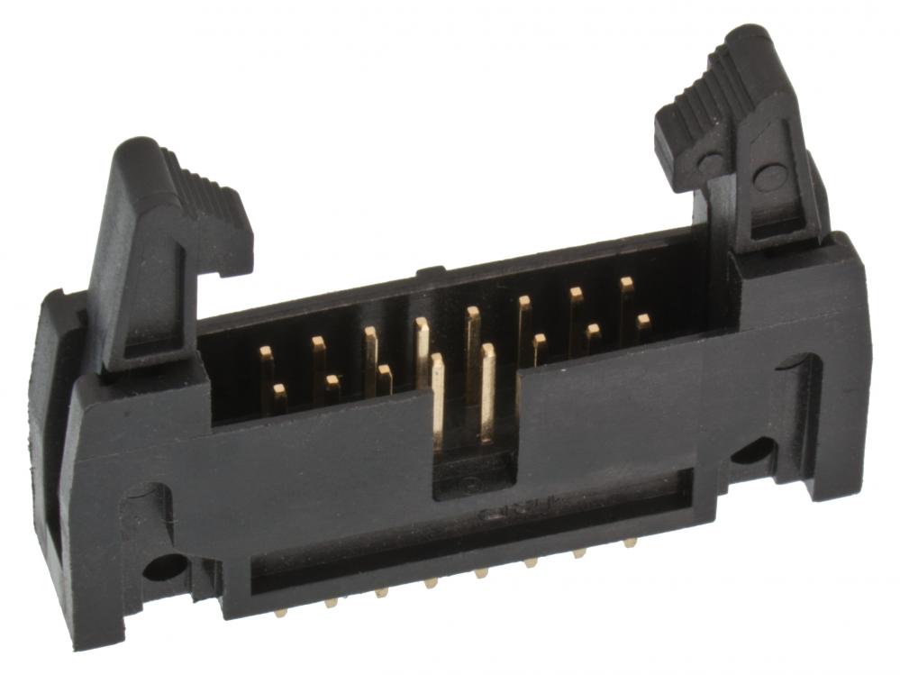 Buy IDC box header PCB 16-p with long ejector 2.54mm at the right price ...