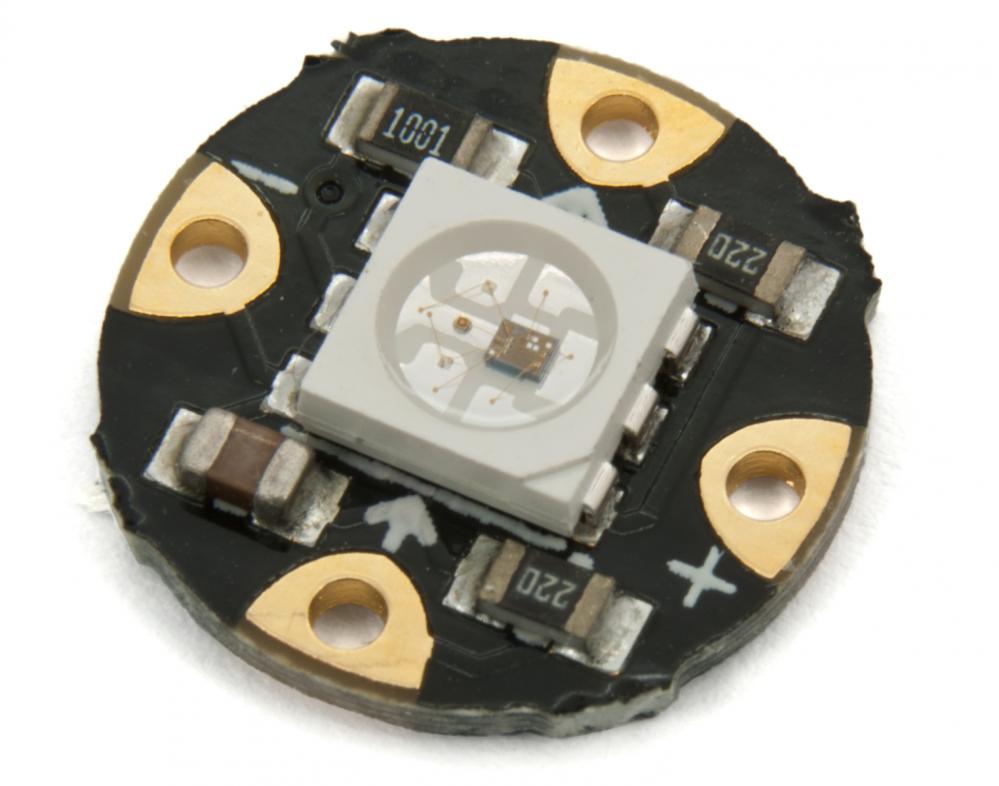 Buy FLORA NeoPixel v.2 RGB-LED 4-pack at the right price @ electrokit