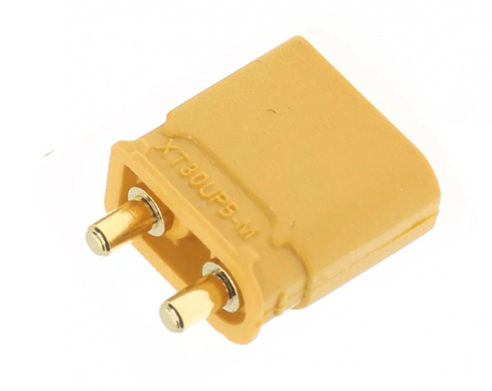 Köp XT30 strömkontakt 2-pol 15(30)A PCB hane till rätt pris @ electrokit