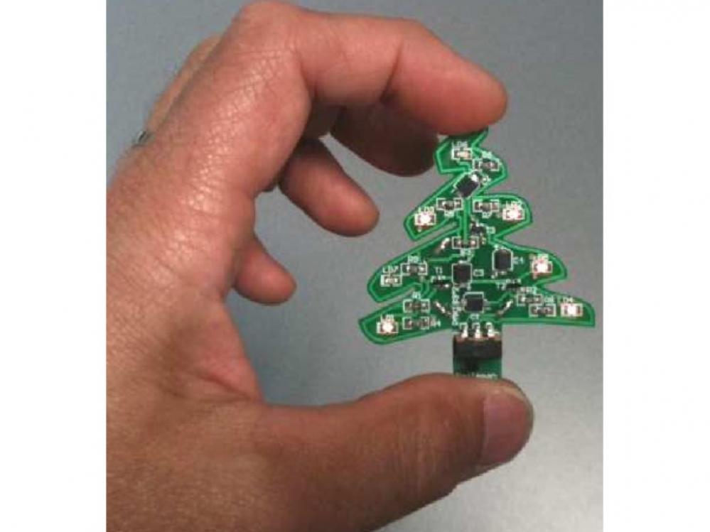 Buy Flashing christmas tree USB 7 LED SMD at the right price @ electrokit