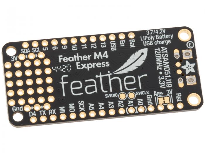 Köp Adafruit Feather M4 Express - ATSAMD51 till rätt pris @ electrokit