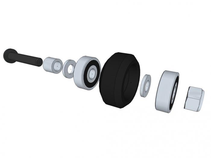 Buy Solid V Wheel Kit at the right price @ electrokit