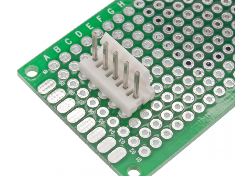 Buy MTA-100 pin header 2.54mm straight 6-p at the right price @ electrokit