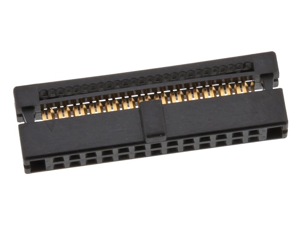 Buy IDC 26-pin female for cable 1.27mm at the right price @ electrokit