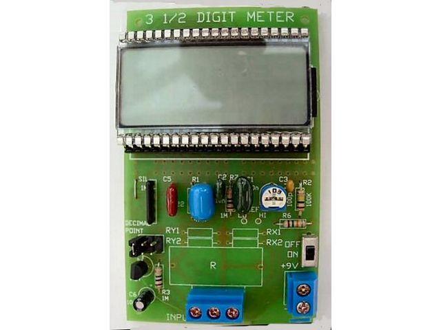 Buy LCD Panel Display 3 1/2 dig at the right price @ electrokit