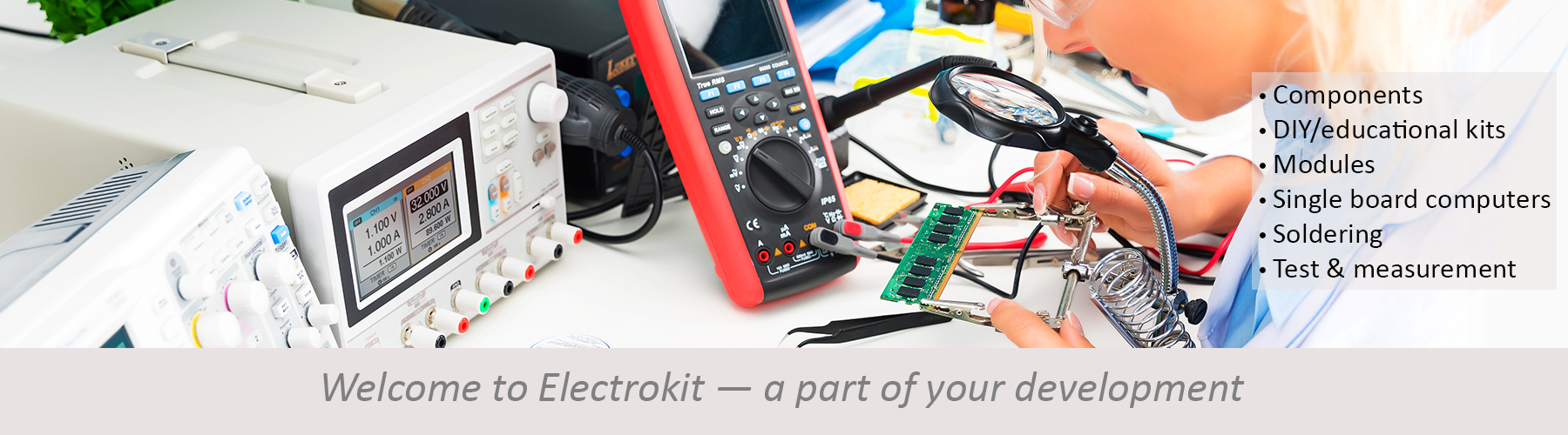 electronics components kits instruments @ electrokit