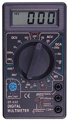 Buy DVM-832 Digital multimeter at the right price @ electrokit