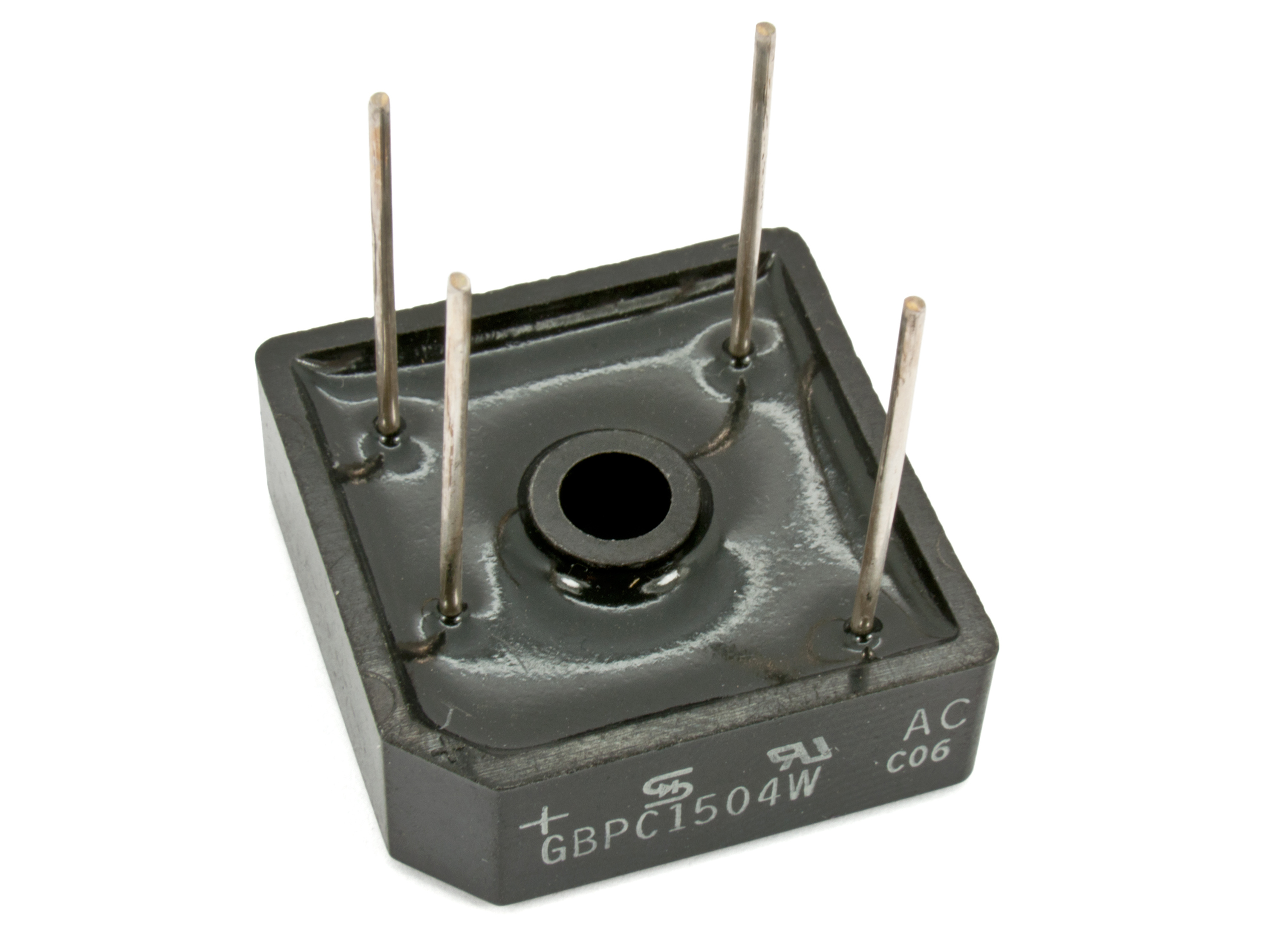Buy GBPC-1504 400V 15A bridge rectifier at the right price @ electrokit