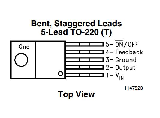 Buy LM2575T-5.0 TO-220-5 Switch regulator 5V at the right price @ electrokit