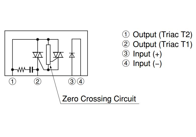 Buy S202S12F Sharp solid state relay at the right price @ electrokit
