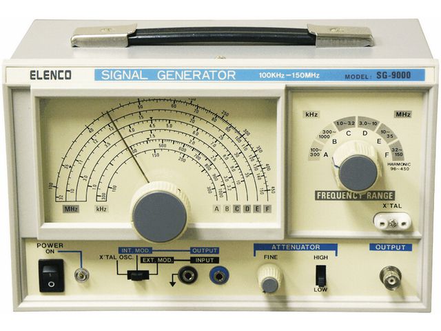 Köp SG-9000 Signal generator 100kHz-450MHz till rätt pris @ electrokit