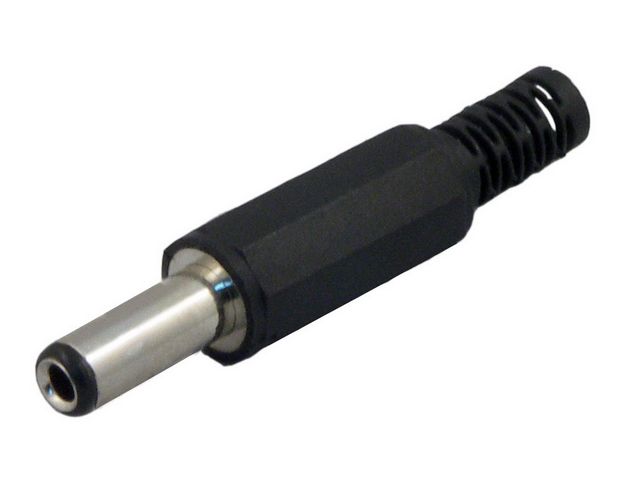Köp DC-plugg 2.1mm plast L=14mm till rätt pris @ electrokit