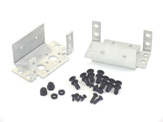 Buy ASB-04B Aluminum Multi-Purpose Servo Bracket Two Pack (Brush at the right price @ electrokit