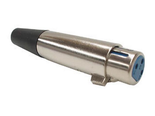 Buy XLR 3P female nickel at the right price @ electrokit