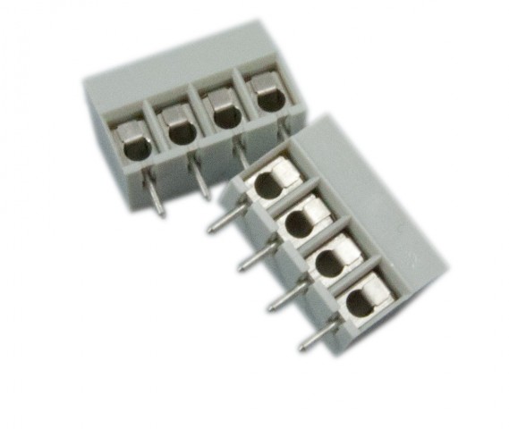 Köp Skruvplint 5mm 4-pol till rätt pris @ electrokit