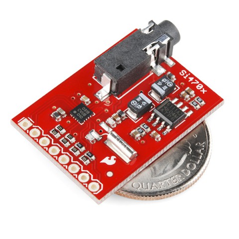 Köp Si4703 FM Tuner Breakout Board (utgår) till rätt pris @ electrokit