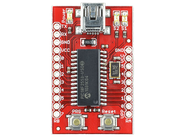 Köp USB Bit Whacker - 18F2553 utvecklinsgkort till rätt pris @ electrokit