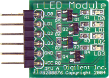 Buy Pmod LED - LED module 4ch at the right price @ electrokit