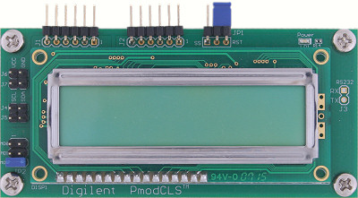Köp Pmod CLS - 16x2 LCD seriell till rätt pris @ electrokit