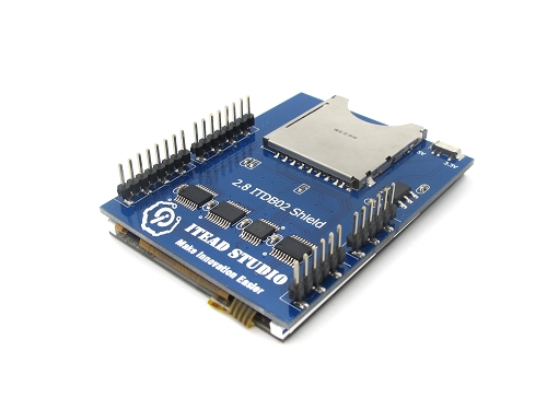 Buy 2.8" TFT LCD Touch shield för Arduino at the right price @ electrokit