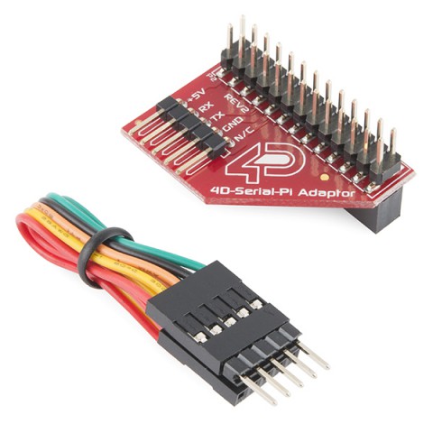 Köp 4D Display adapter shield II - Raspberry Pi till rätt pris @ electrokit