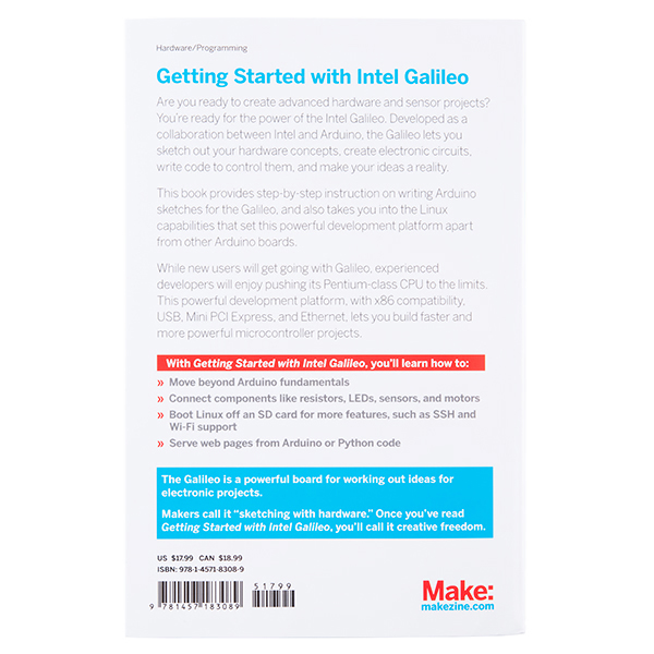 Köp Getting started with Intel Galileo till rätt pris @ electrokit