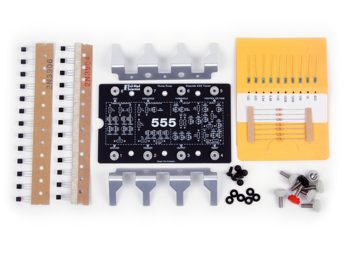 Buy Three Fives - Discrete 555 Timer (kit) at the right price @ electrokit