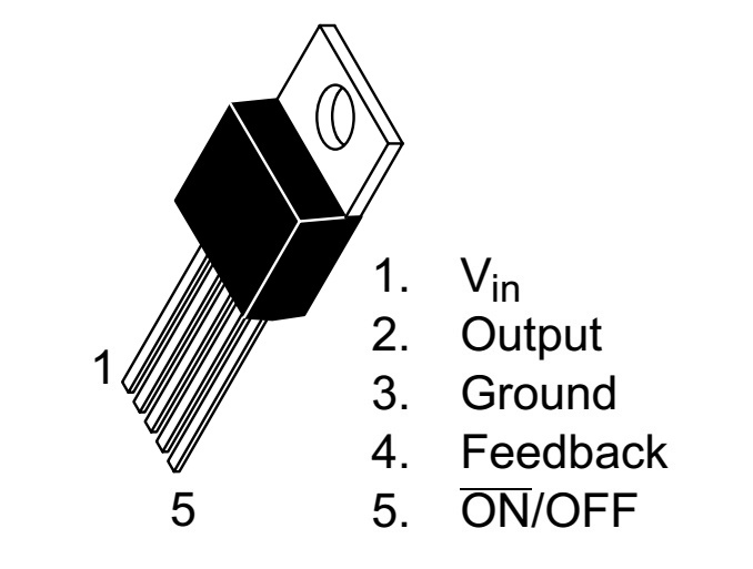 Buy LM2575T-ADJG TO-220-5 Switching regulator adjustable at the right price @ electrokit