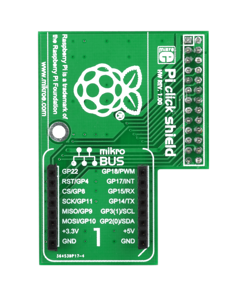 Köp Pi click shield - connectors soldered till rätt pris @ electrokit