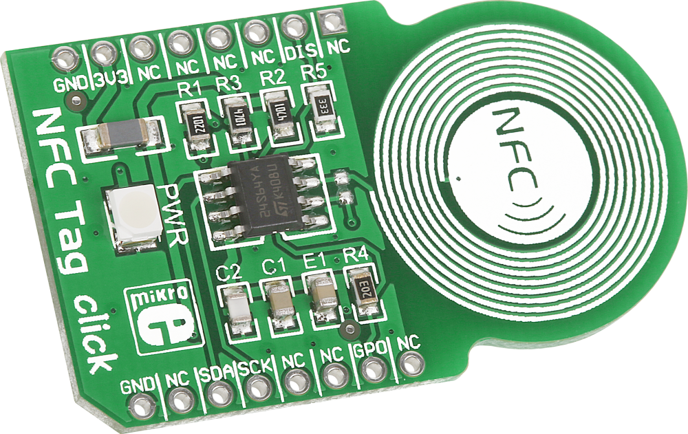 Buy NFC Tag click at the right price @ electrokit