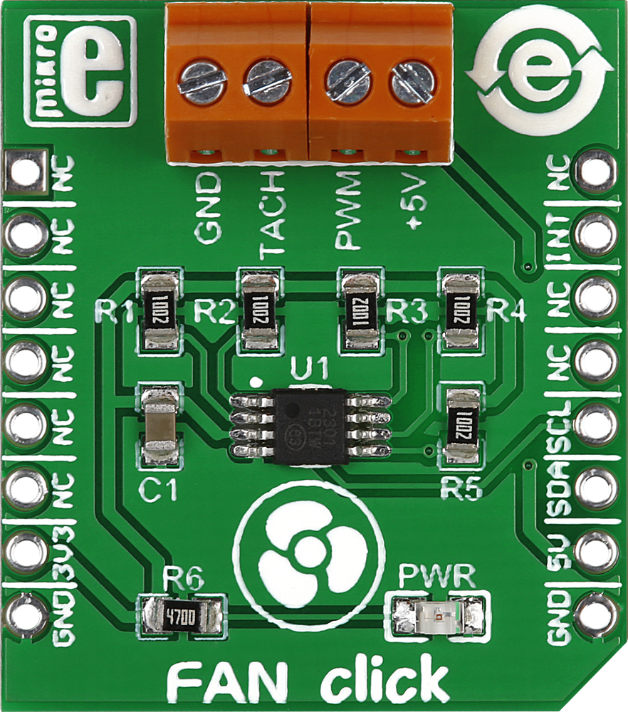 Buy Fan click at the right price @ electrokit