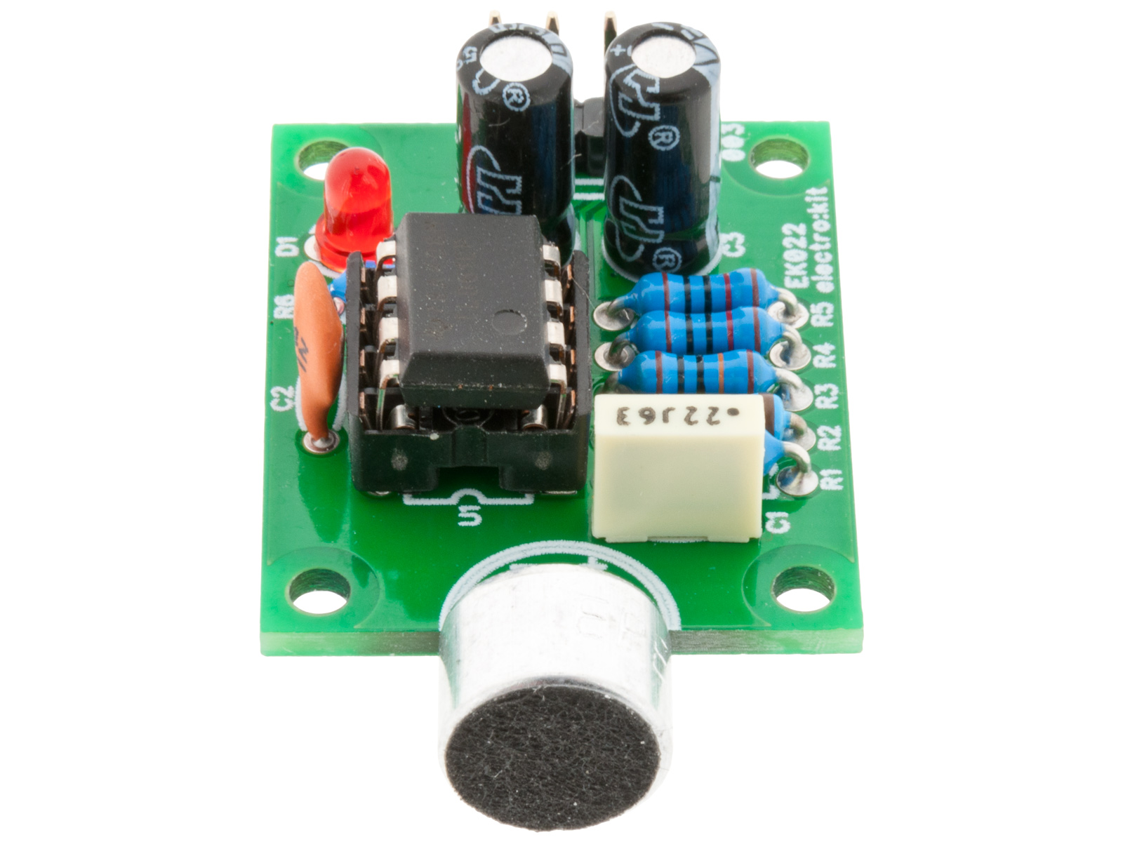 Buy Amplifier for electret microphone EK022 at the right price @ electrokit