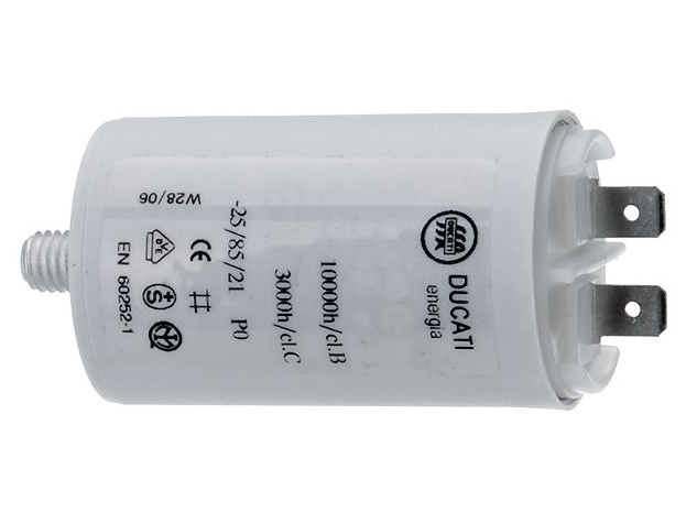 Buy Motor capacitor 3uF 450VAC at the right price @ electrokit