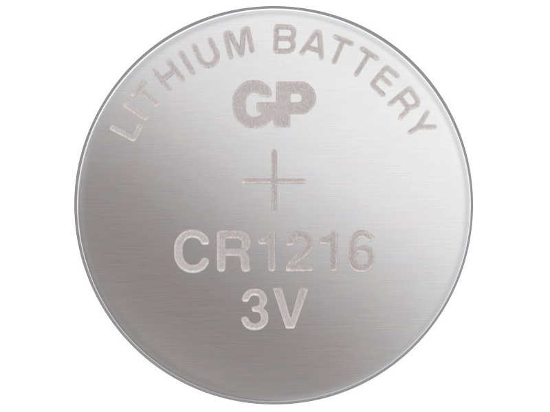 Buy CR1216 battery lithium 3V GP at the right price @ electrokit