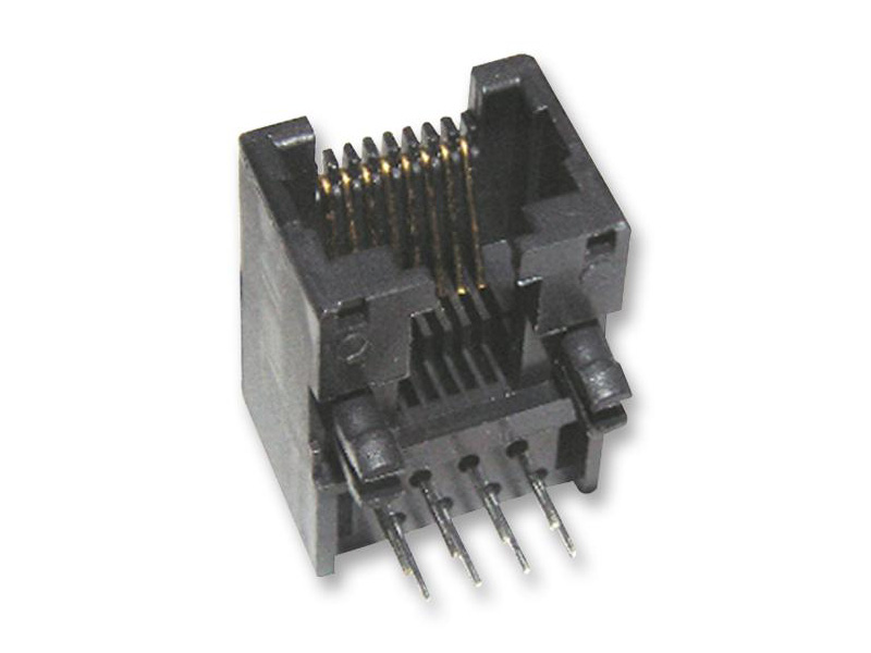 Buy Modular jack RJ12 - 6P6C PCB at the right price @ electrokit